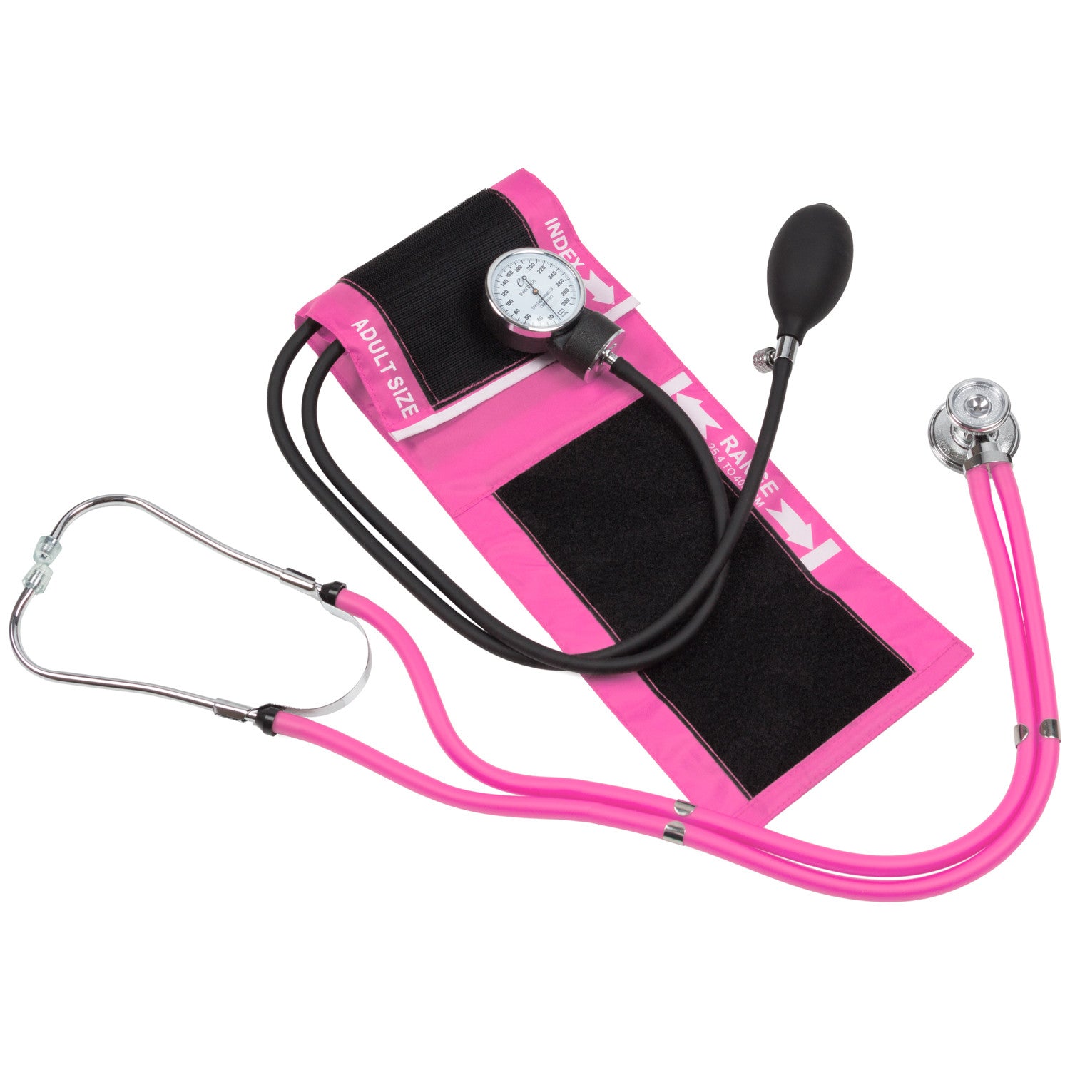 pink sphygmomanometer