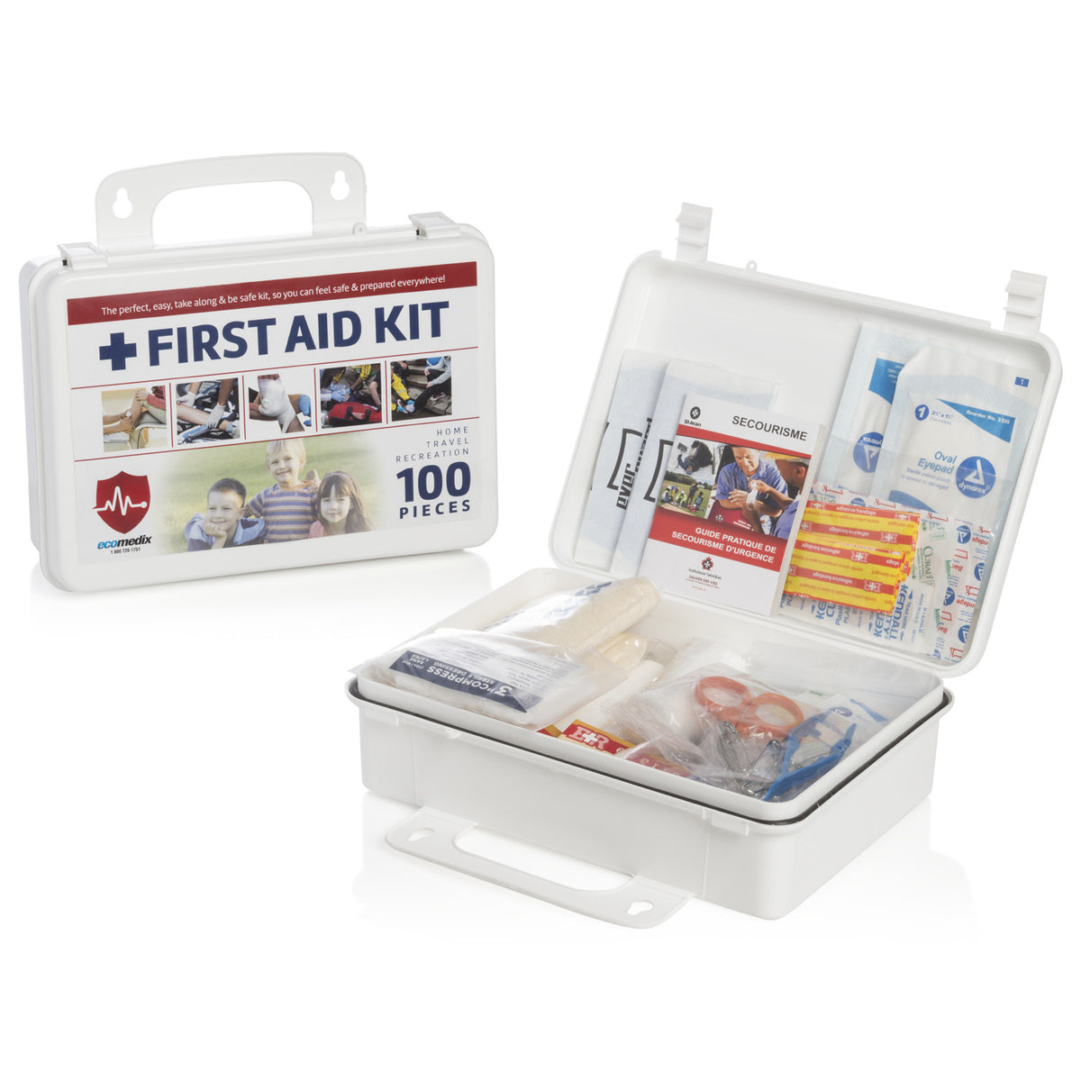 First Aid Kit 100 Pieces All Purpose 16 Unit – Eco Medix
